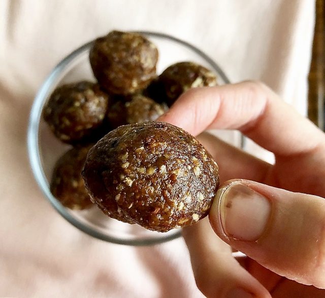 Mint Chip and Chai & Pecan No-Bake CBD Bites - The Naked Food Life