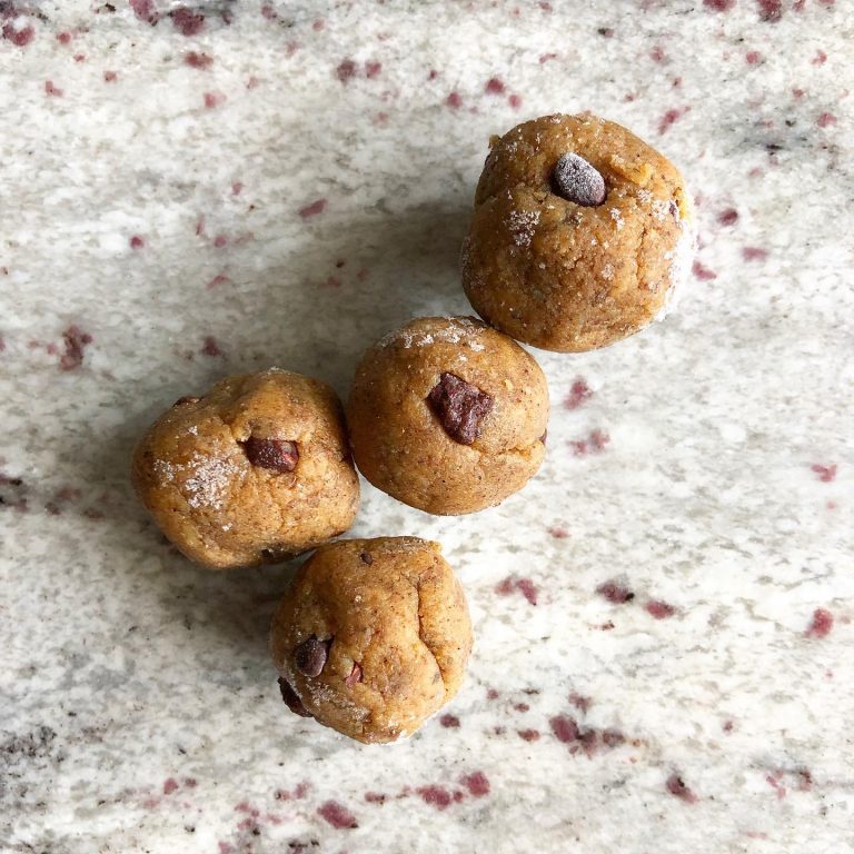 Healthy Hormone Cookie Dough Bites (GF, Vegan, Grain-free) - The Naked ...